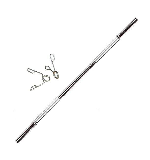 barra cromada 1,10mts con topes – LMR Deportes